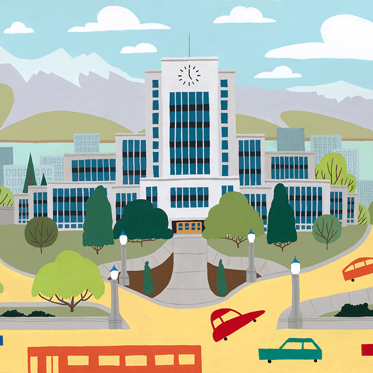 Vancouver - City Hall – Snow Alligator