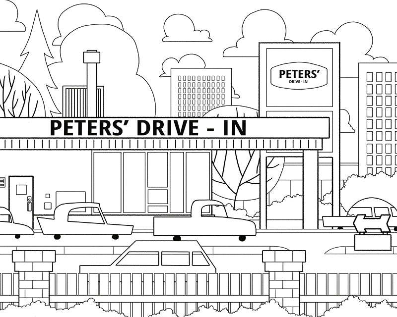 Calgary: Colouring Book – Snow Alligator