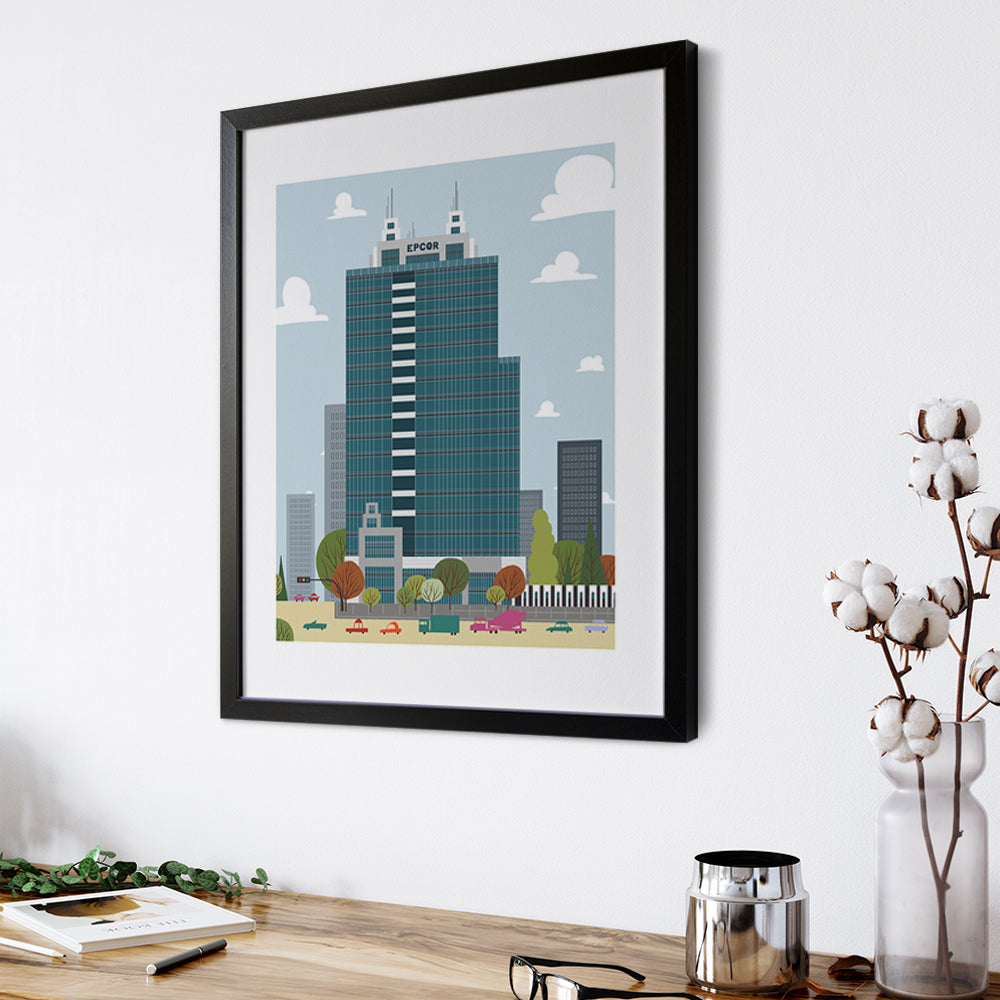 Edmonton - EPCOR Tower – Snow Alligator