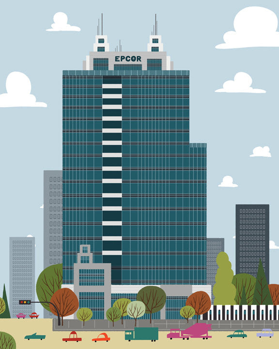 Edmonton - EPCOR Tower – Snow Alligator
