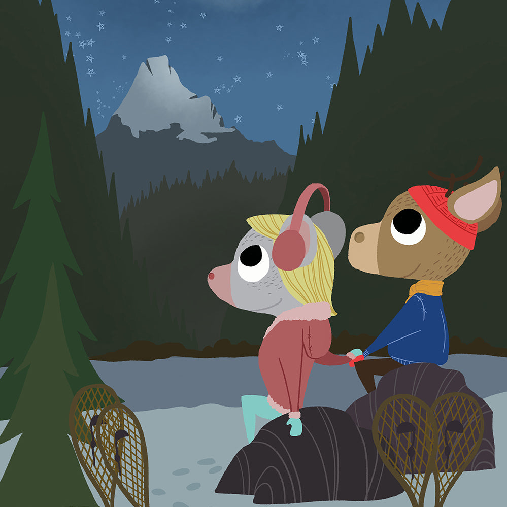 Mouse and Deer - Fullmoon – Snow Alligator